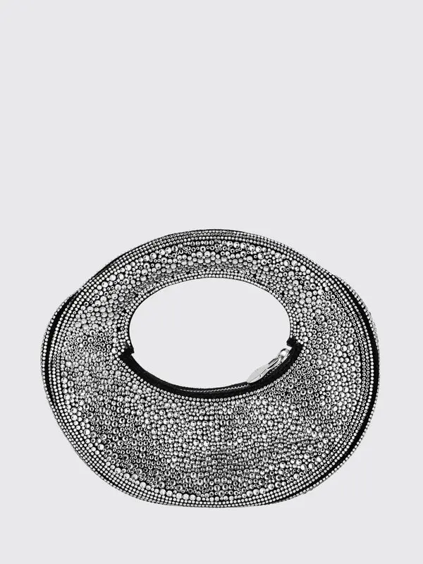 Philipp Plein Suede Bag With Rhinestones