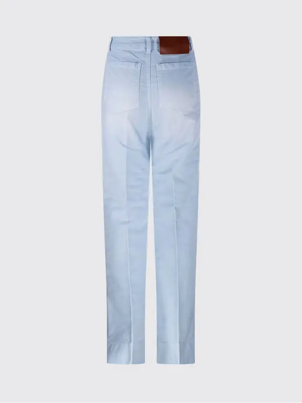 Victoria Beckham Straight Cotton Denim Jeans