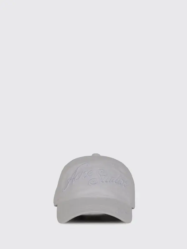 Acne Studios Cotton Twill Hat With 3d Embroidered Logo