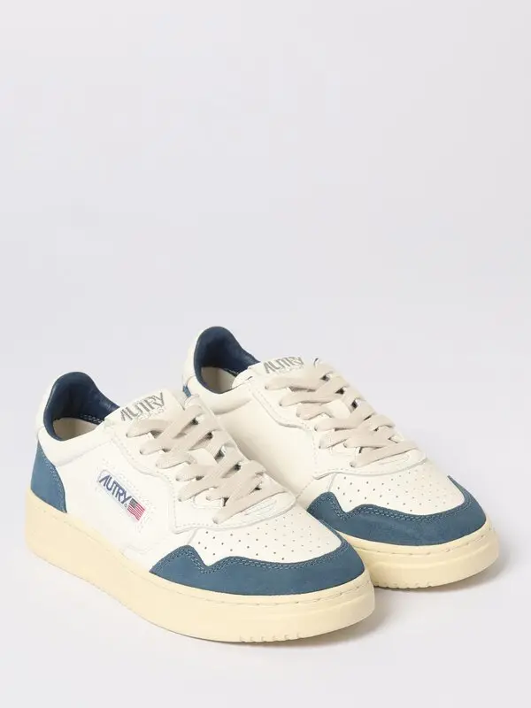 AUTRY Leather And Suede Sneakers - Blue