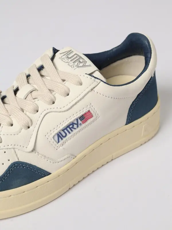 AUTRY Leather And Suede Sneakers - Blue