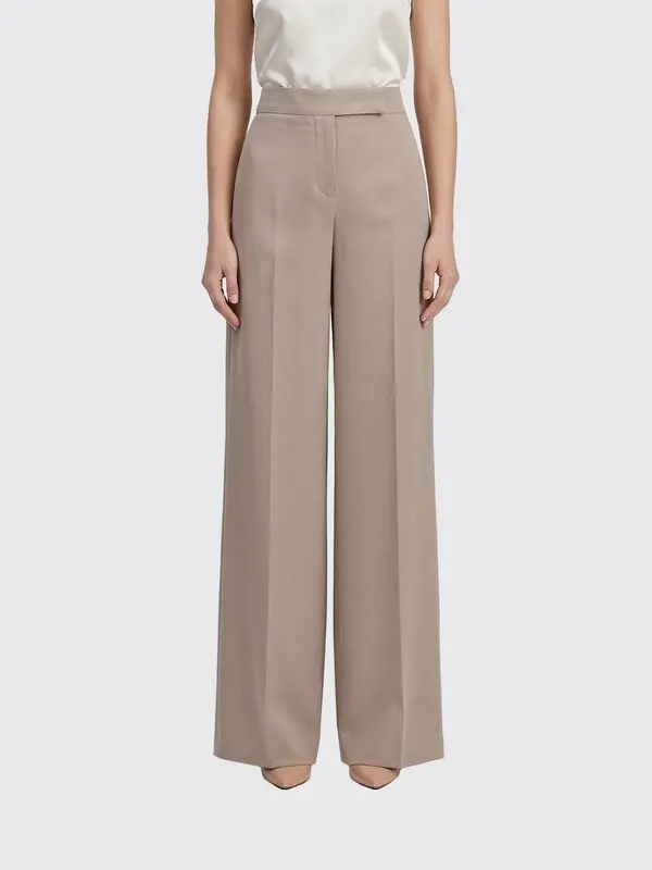 Max Mara Taffeta Palazzo Trousers