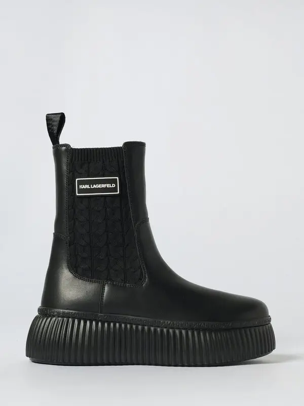 Karl Lagerfeld Leather Chelsea Boots