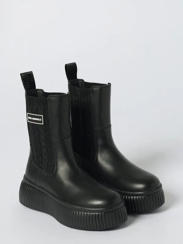 Karl Lagerfeld Leather Chelsea Boots