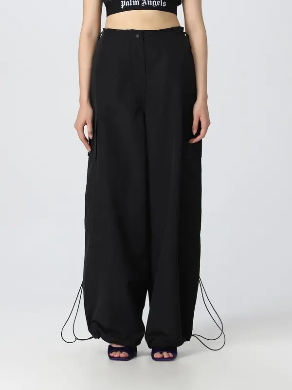 Palm Angels Cargo Trousers - Black
