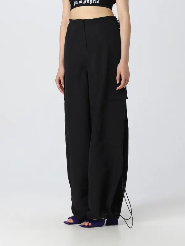 Palm Angels Cargo Trousers - Black