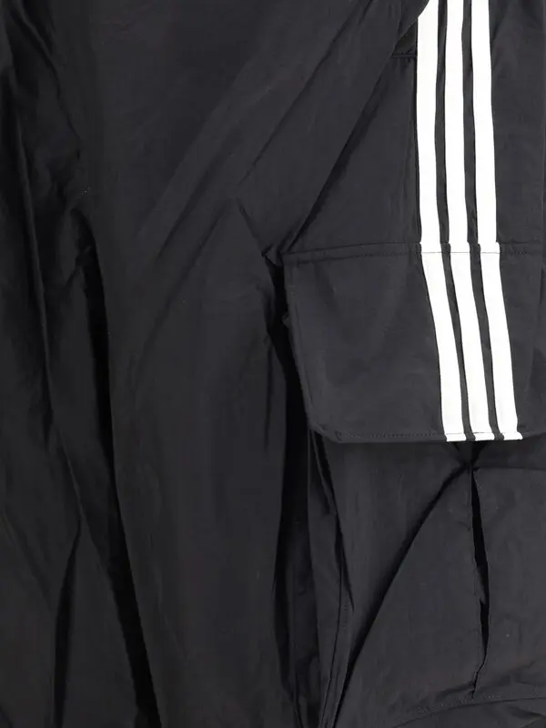 Y3 Nylon Cargo Pants With 3 Stripes Detail