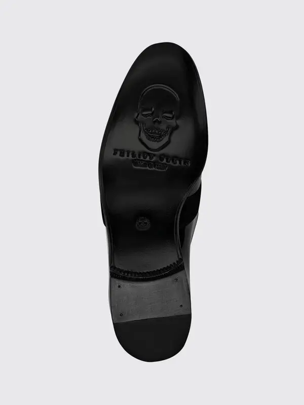 Philipp Plein Patent Leather Loafer With Hexagon