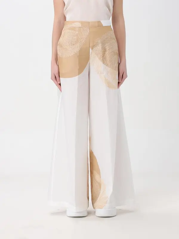 Liviana Conti Wide-leg Printed Trousers