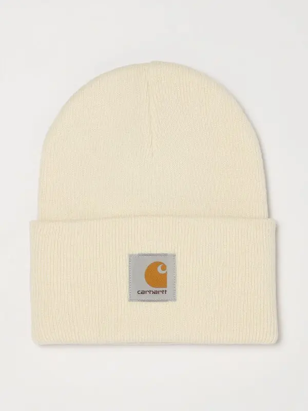 Carhartt Work In Progress Acrylic Watch Ribbed Knit Hat - White