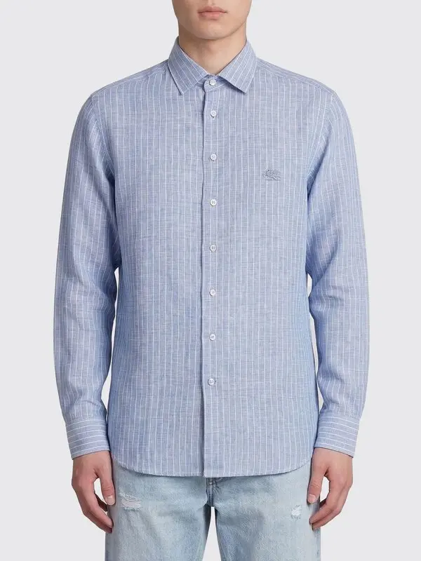 Etro Striped Linen Shirt