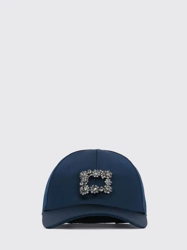 ROGER VIVIER Embellished Baseball Cap - Blue