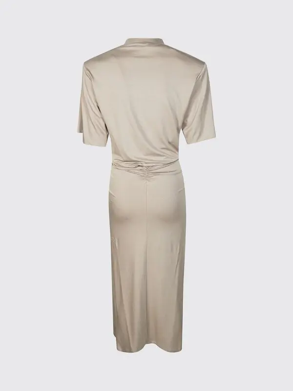 Andamane Midi Dress In Stretch Viscose - Grey