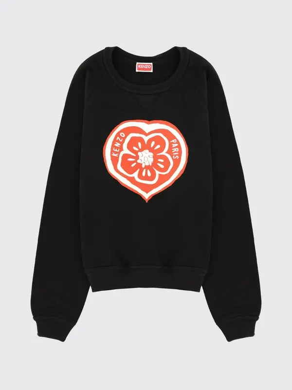 Kenzo Cotton Crewneck Sweatshirt With Logo