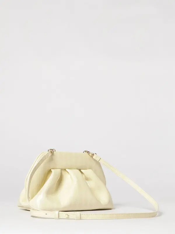 THEMOIRE Vegan Leather Tia Clutch - White
