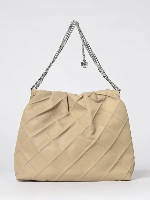 Tory Burch Fleming Quilted Nylon Bag - Beige