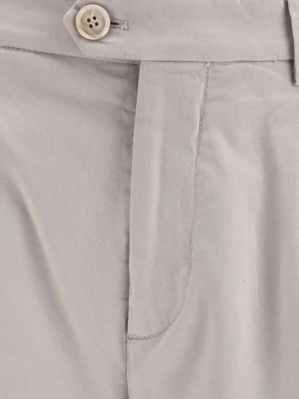 Brunello Cucinelli Stretch Cotton Chino Pants - Rope