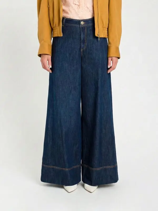 TWINSET Cotton Flare Jeans