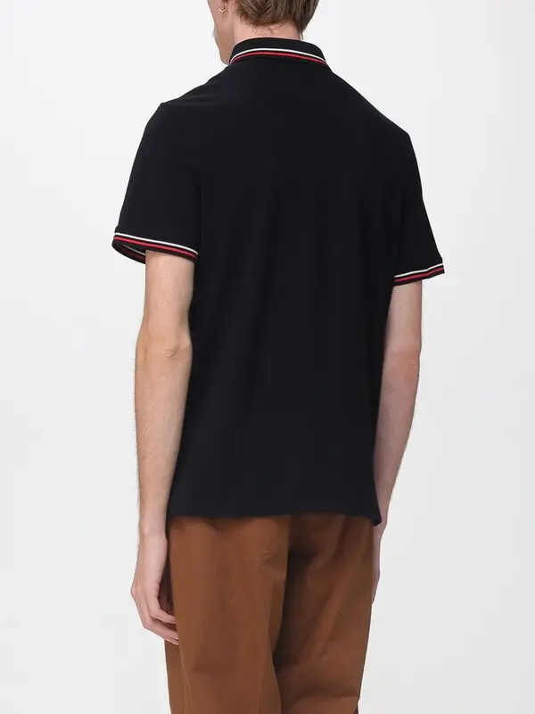 Valentino Garavani Cotton Polo Shirt With Logo - Black