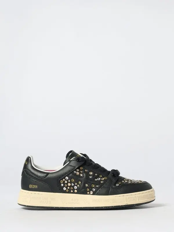 Premiata Embellished Leather Sneakers