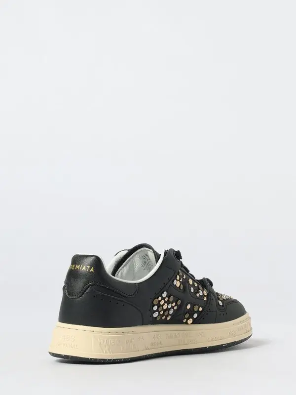 Premiata Embellished Leather Sneakers