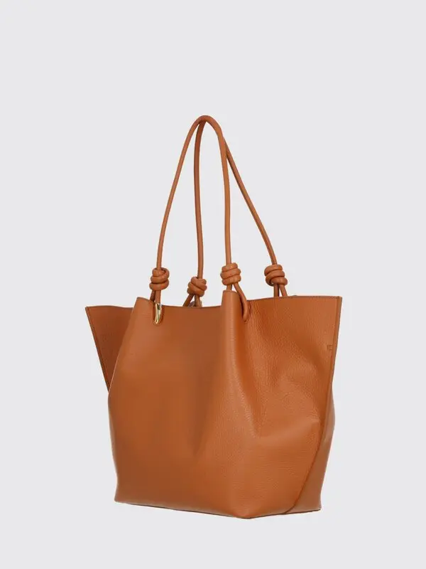 COCCINELLE Grained Leather Finn Bag - Orange