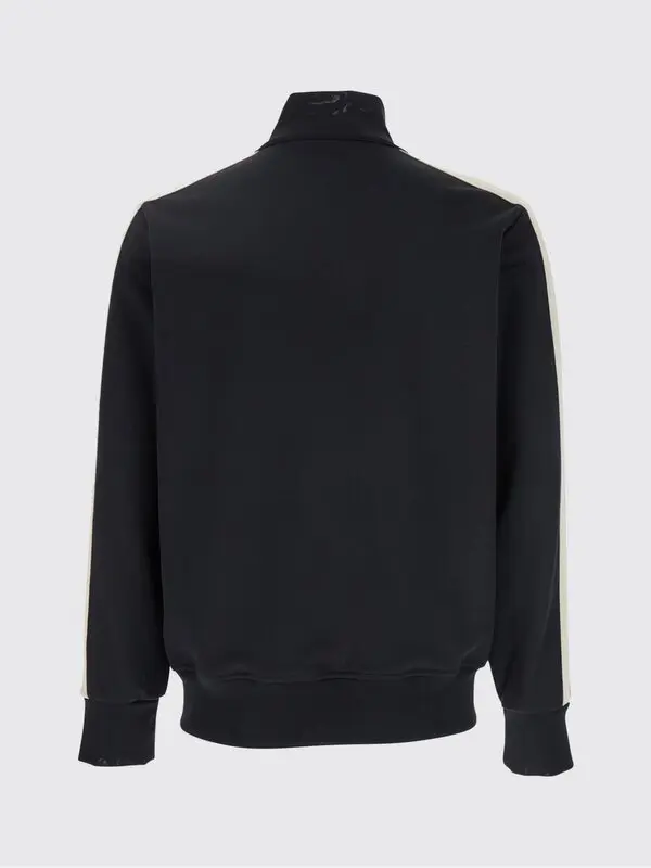 Palm Angels High Neck Technical Fabric Track Jacket With Logo