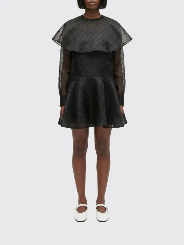 GANNI Polka Dot Tulle Dress