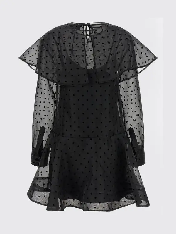 GANNI Polka Dot Tulle Dress