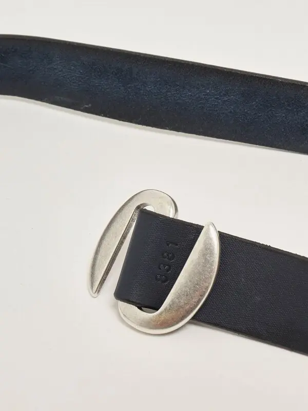 Orciani Suede Leather Belt - Blue