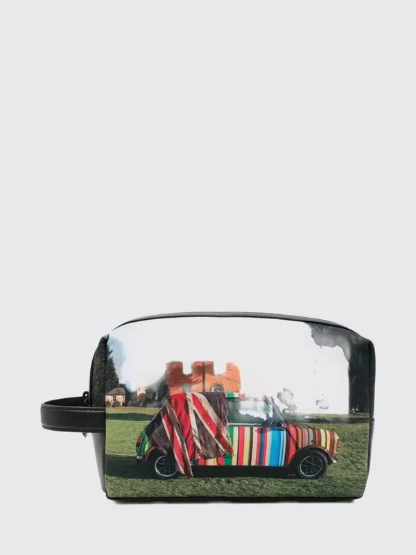 Paul Smith Mini At Langar Hall Print Travel Case In Recycled Polyester - Multicolor
