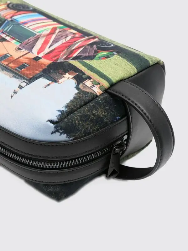 Paul Smith Mini At Langar Hall Print Travel Case In Recycled Polyester