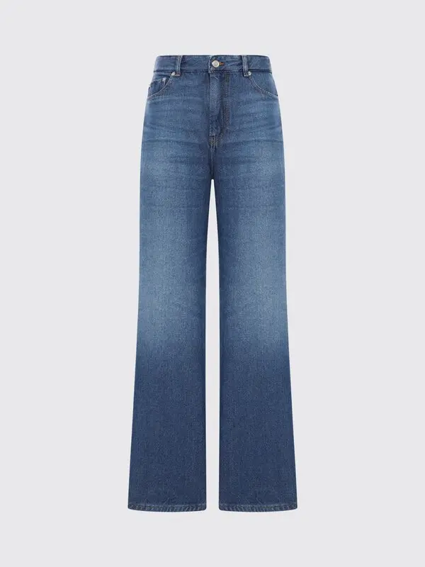 GANNI Organic Cotton Denim Straight Leg Jeans