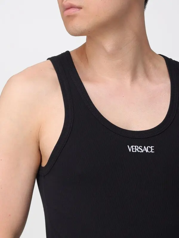 Versace Stretch Cotton Undershirt