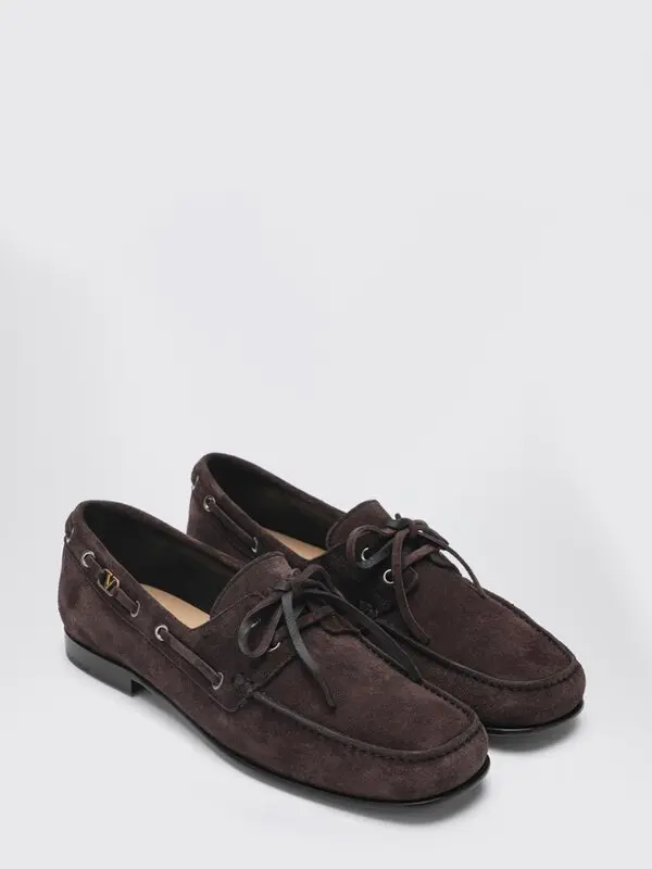 Valentino Garavani Suede Boat Loafer