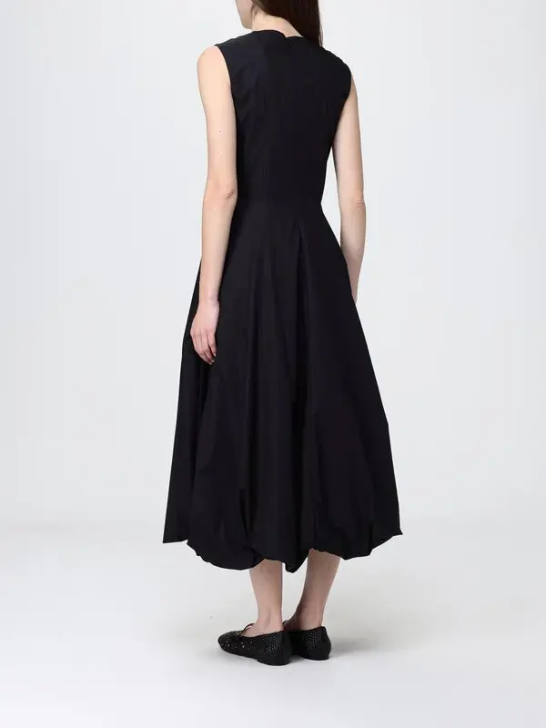 MEIMEIJ Midi Dress In Cotton - Black