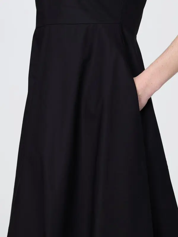 MEIMEIJ Midi Dress In Cotton - Black