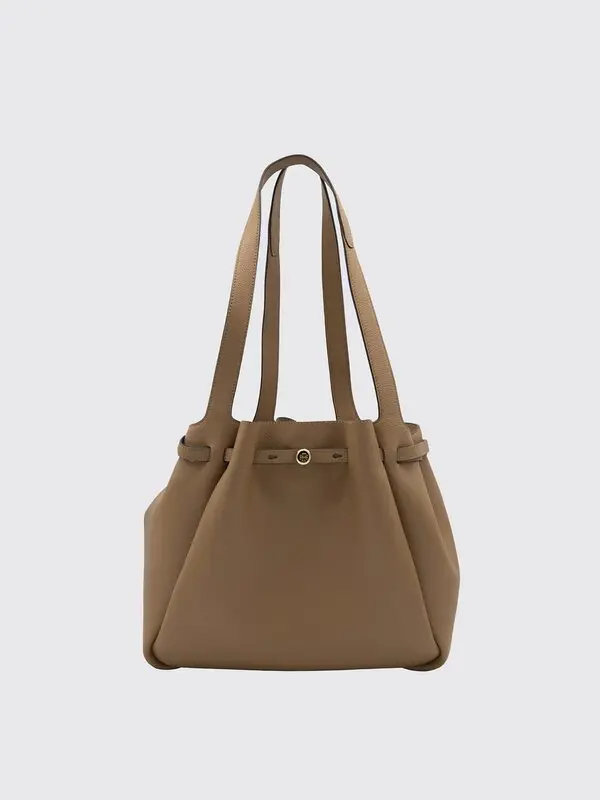 Tory Burch Romy Grained Leather Shoulder Bag - Brown