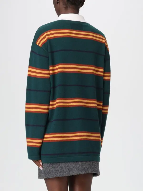 Guest In Residence Striped Polo Shirt