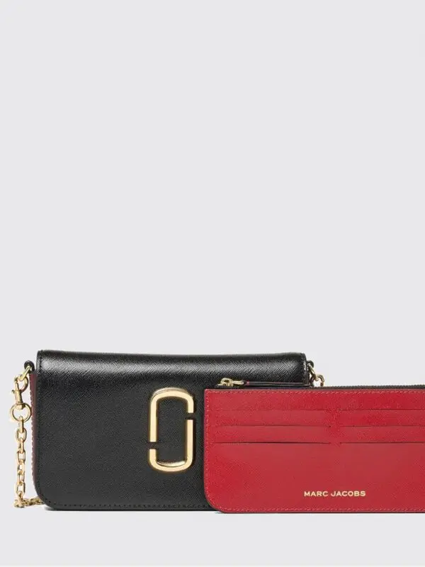 Marc Jacobs Snapshot Leather Crossbody Bag With Double J Logo