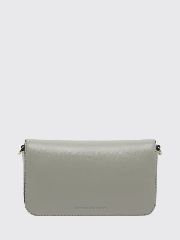 Marc Jacobs Snapshot Leather Crossbody Bag - Grey