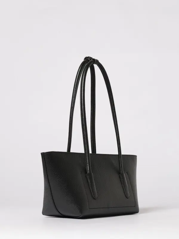 COCCINELLE Grained Leather Beat Double Bag - Black
