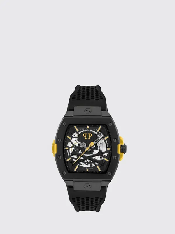 Philipp Plein Watch Skeleton Automatic - Black