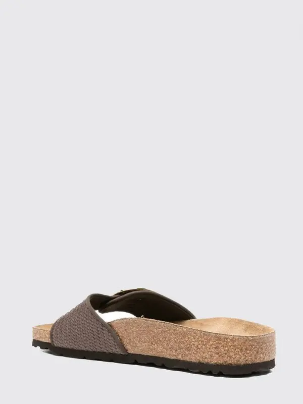 BIRKENSTOCK Madrid Big Buckle Raffia Sandals