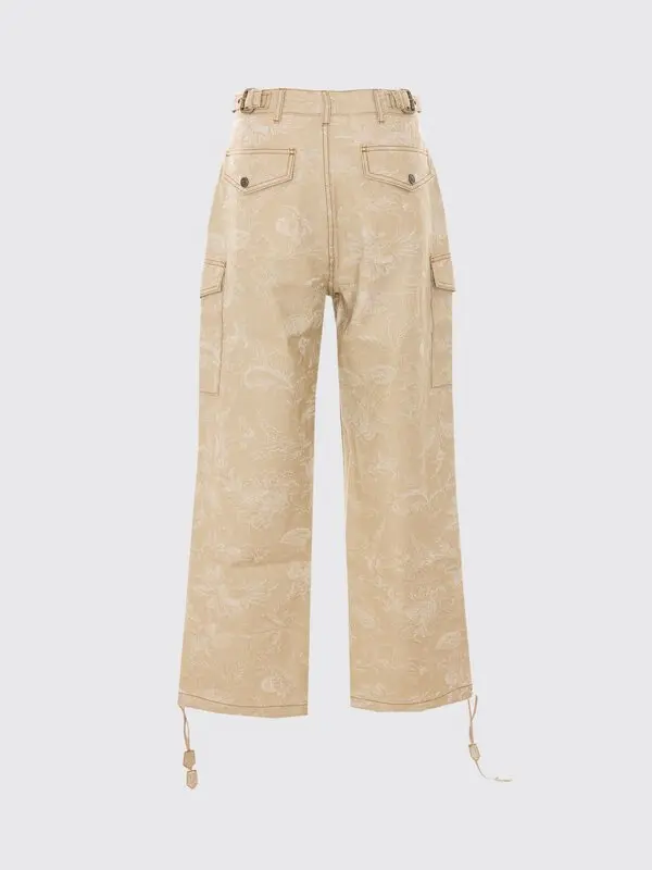 Etro Printed Cotton Blend Cargo Trousers