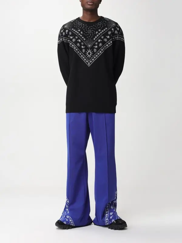COUNTY OF MILAN Printed Crew Neck Pullover