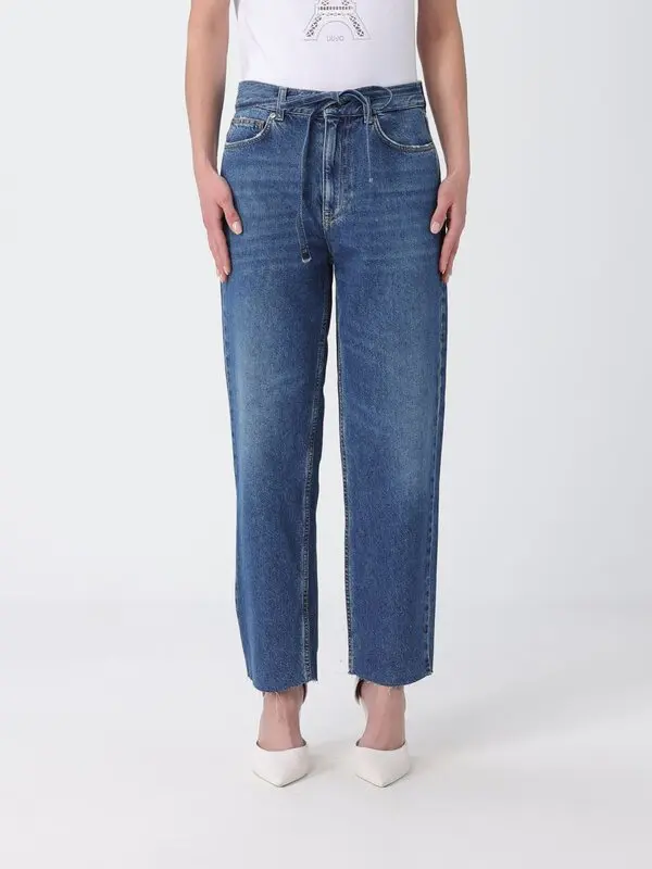 Liu Jo Straight Jeans In Cotton