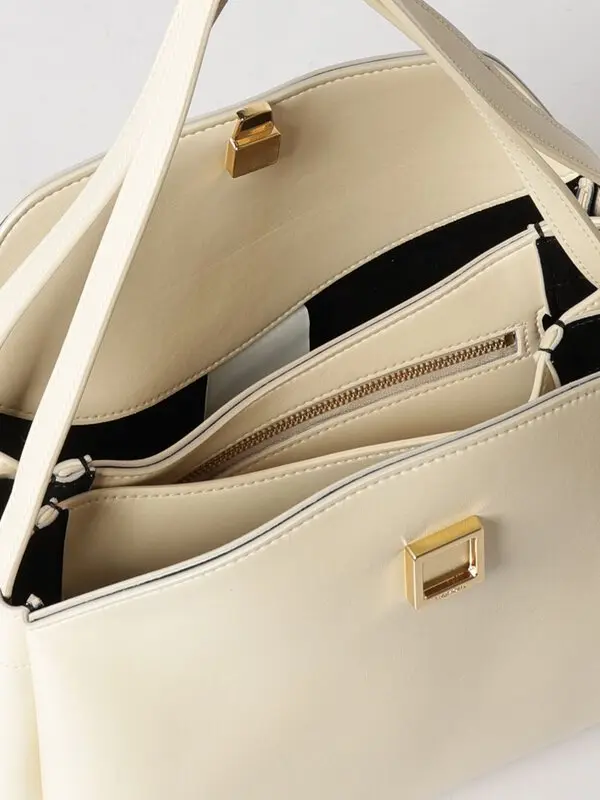 THEMOIRE Draped Vegan Leather Calipso Bag