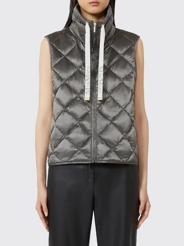 Max Mara Quilted Waistcoat - Grey