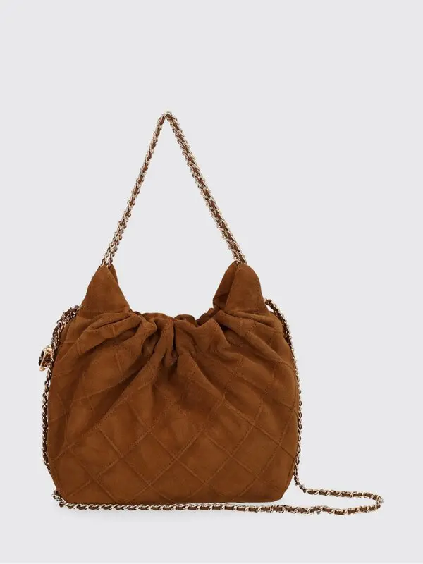 Tory Burch Fleming Matelassé Mini Hobo Shoulder Bag In Suede